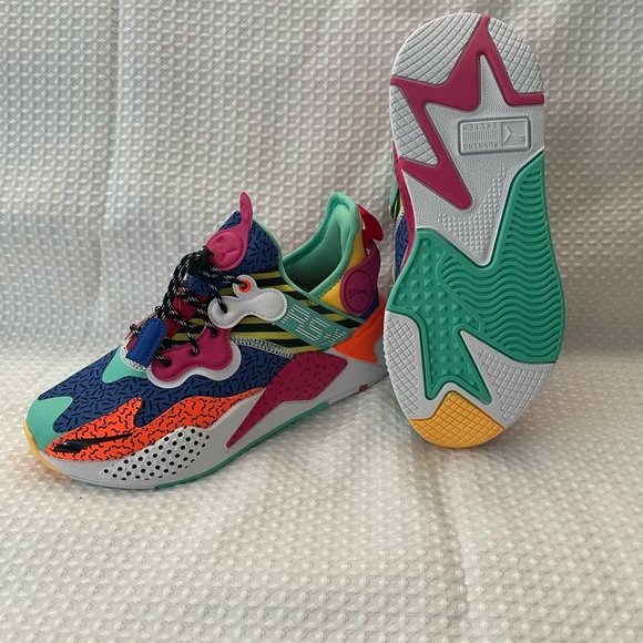 Puma | Shoes | New Puma Rsx Tech Running Shoes Bright Multicolor With ...